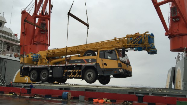 LiuGong livre une grue au Pôle Sud - CONSTRUCTIONBTP